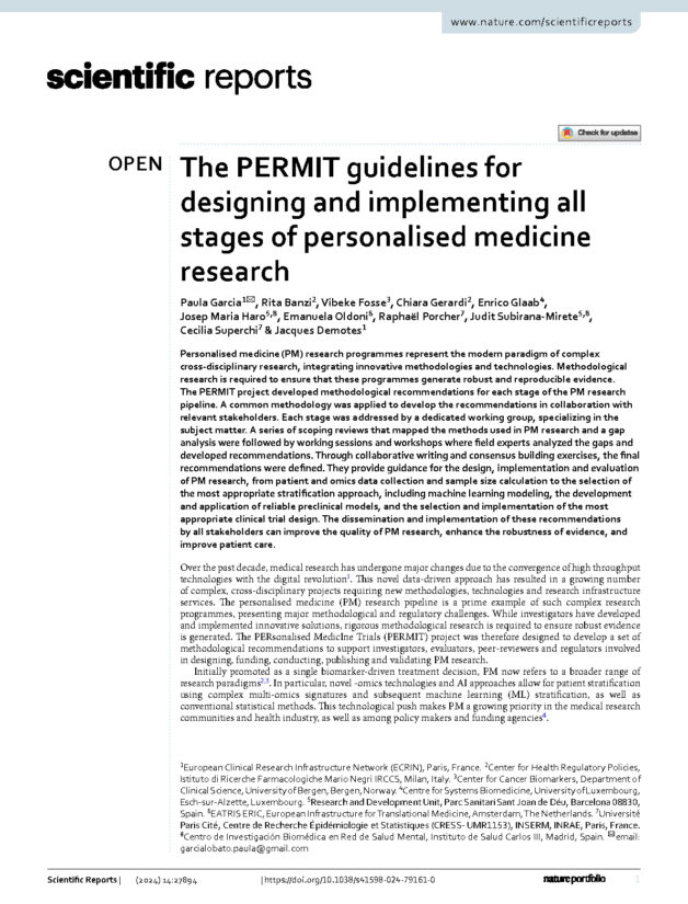 PERMIT Guidelines for designing and implementing all Stages of ...