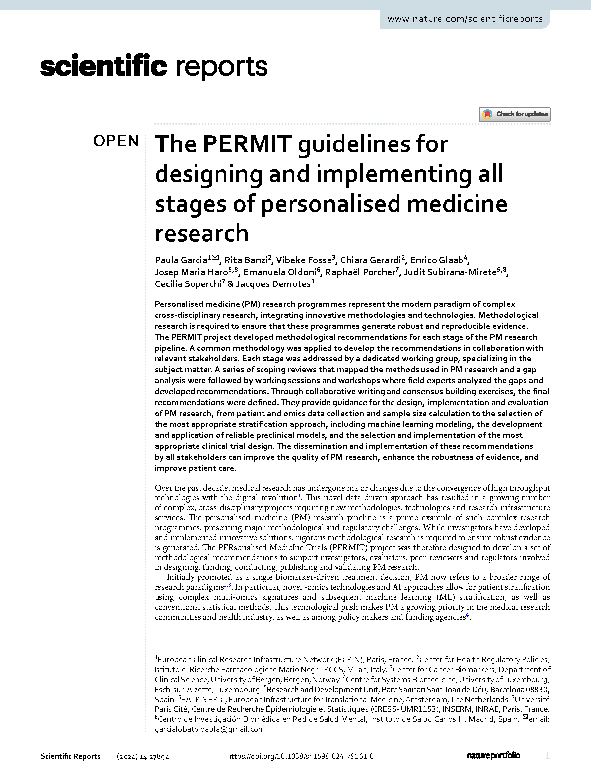 PERMIT Guidelines for designing and implementing all Stages of ...
